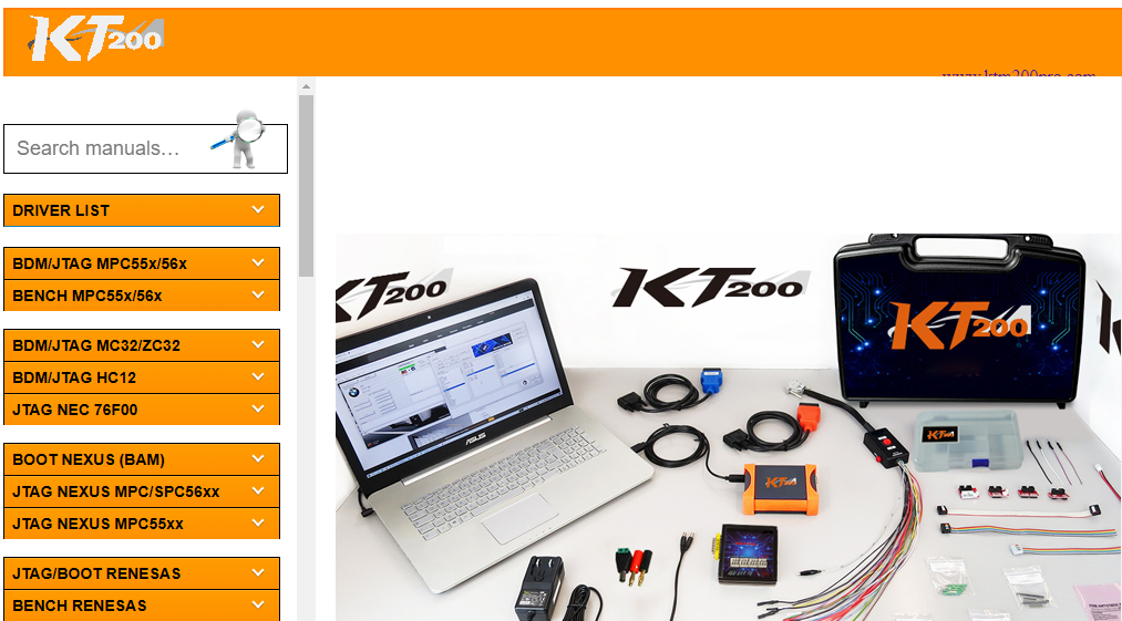 KT200SUPPORT PINOUT - soft4auto.com