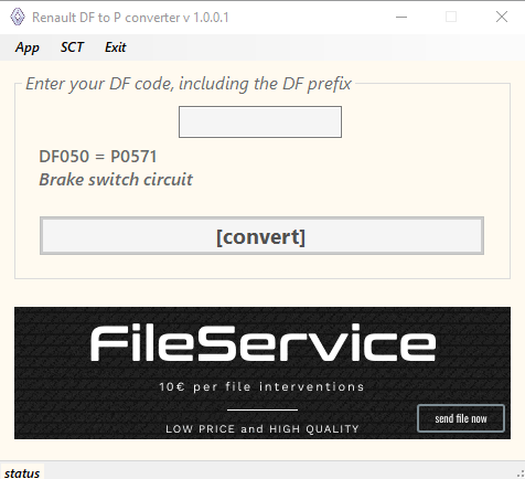 Renault DF to P code - soft4auto.com