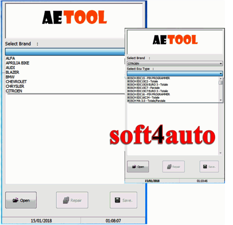 AETOOL V1.3 Software immo off - soft4auto.com