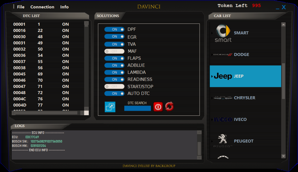 🔥🔥 DAVINCI DELUXE v1.035 – THE ULTIMATE ECU TUNING TOOL 🔥🔥 - soft4auto.com